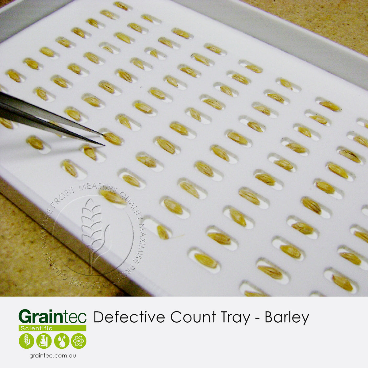 Defective Count Tray - Barley: For Efficient Grain Sample Preparation ...