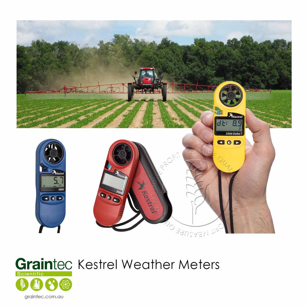 Kestrel Weather Meters - Prevent Spray Drift & Monitor Heat Stress ...