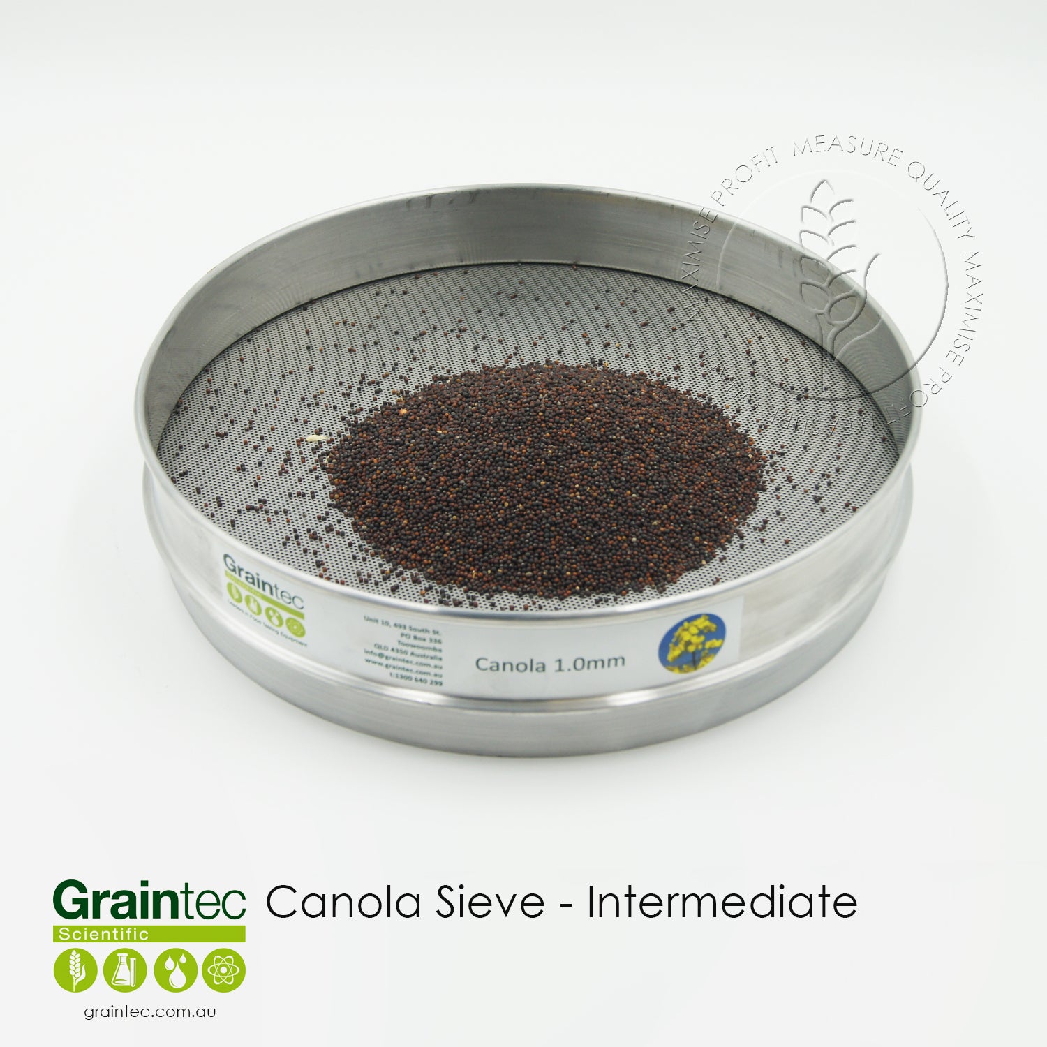 High-Quality Canola Sieve Stack | Graintec Scientific