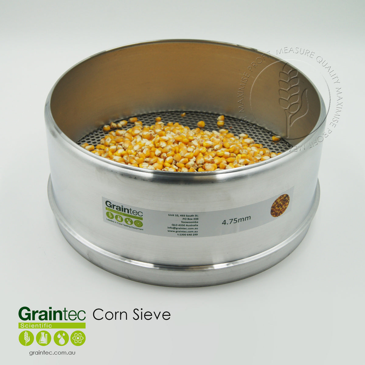 High-Quality Maize/ Soy Bean Sieve | Graintec Scientific