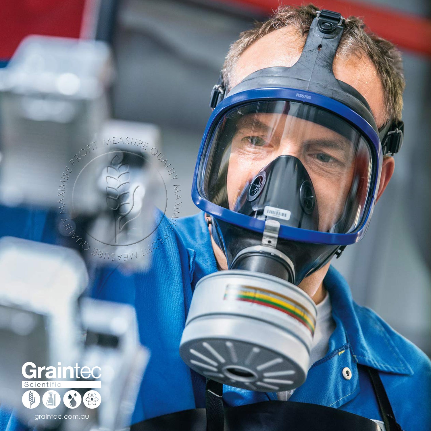 Dräger X-plore® 6300 High-Quality Gas Mask | Graintec Scientific