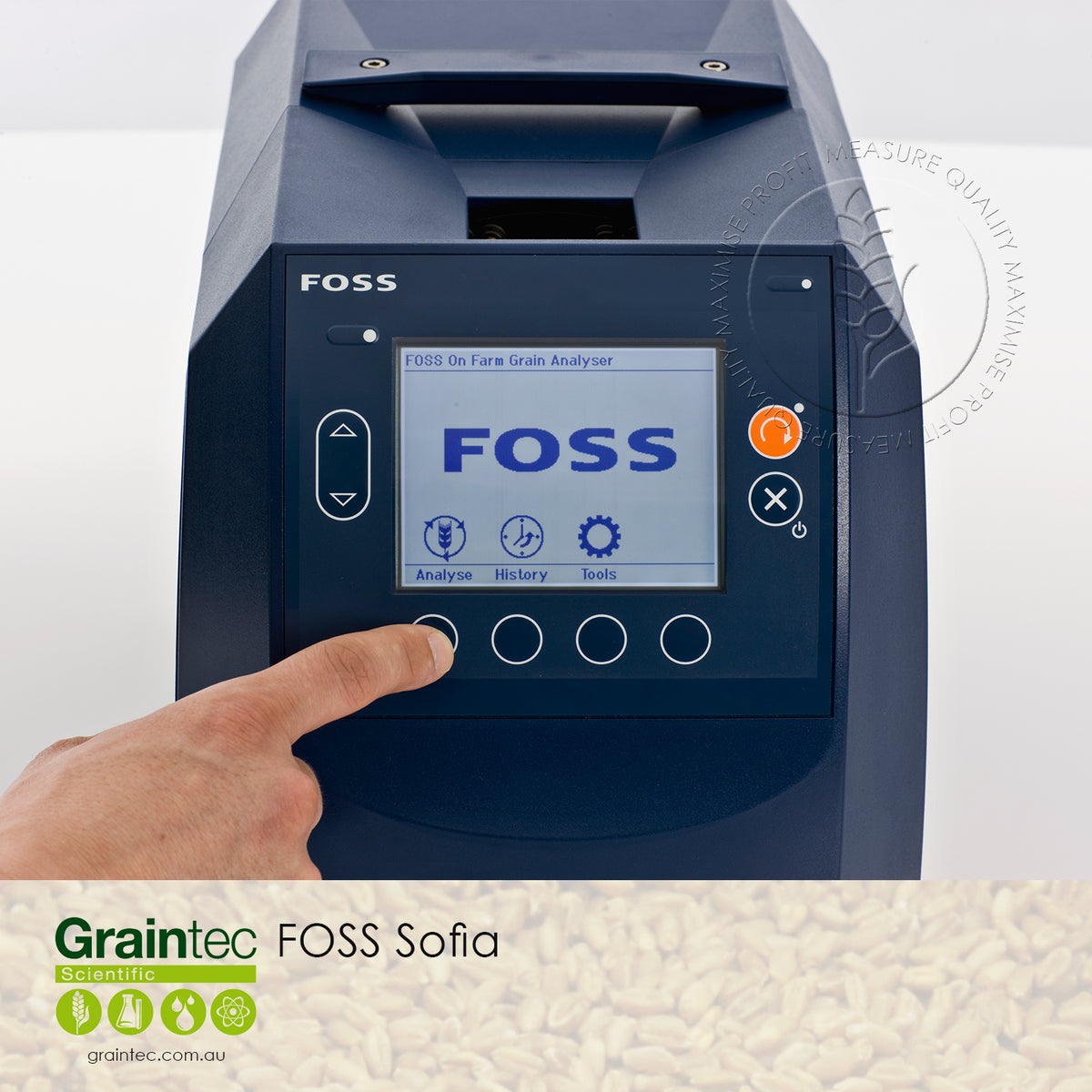 FOSS Infratec Sofia – On-Farm NIR Grain Analyser for Protein & Moisture ...