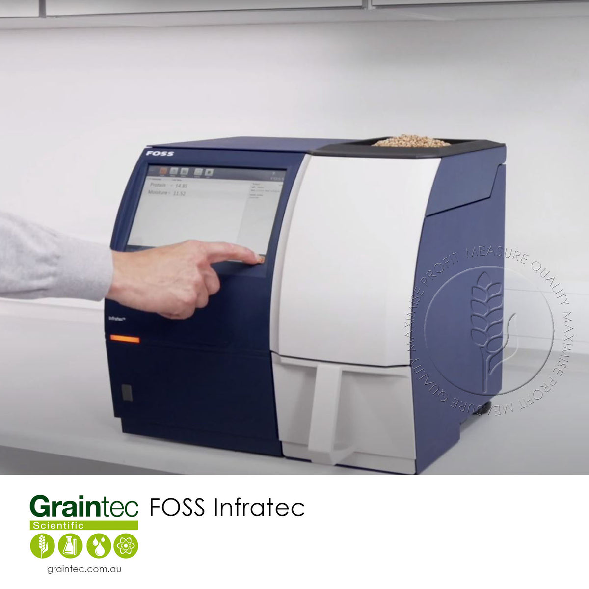 FOSS Infratec – Protein & Moisture Grain Tester for Trade & Labs ...