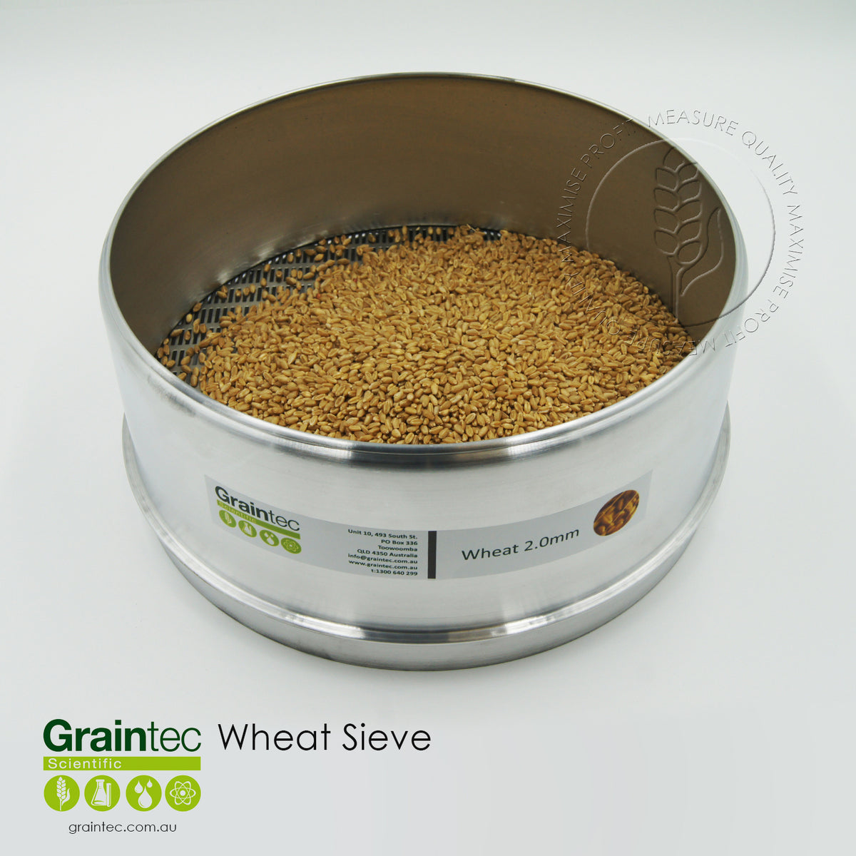 Wheat & Sorghum Grain Sieve – GTA Standard for Accurate Testing | Graintec